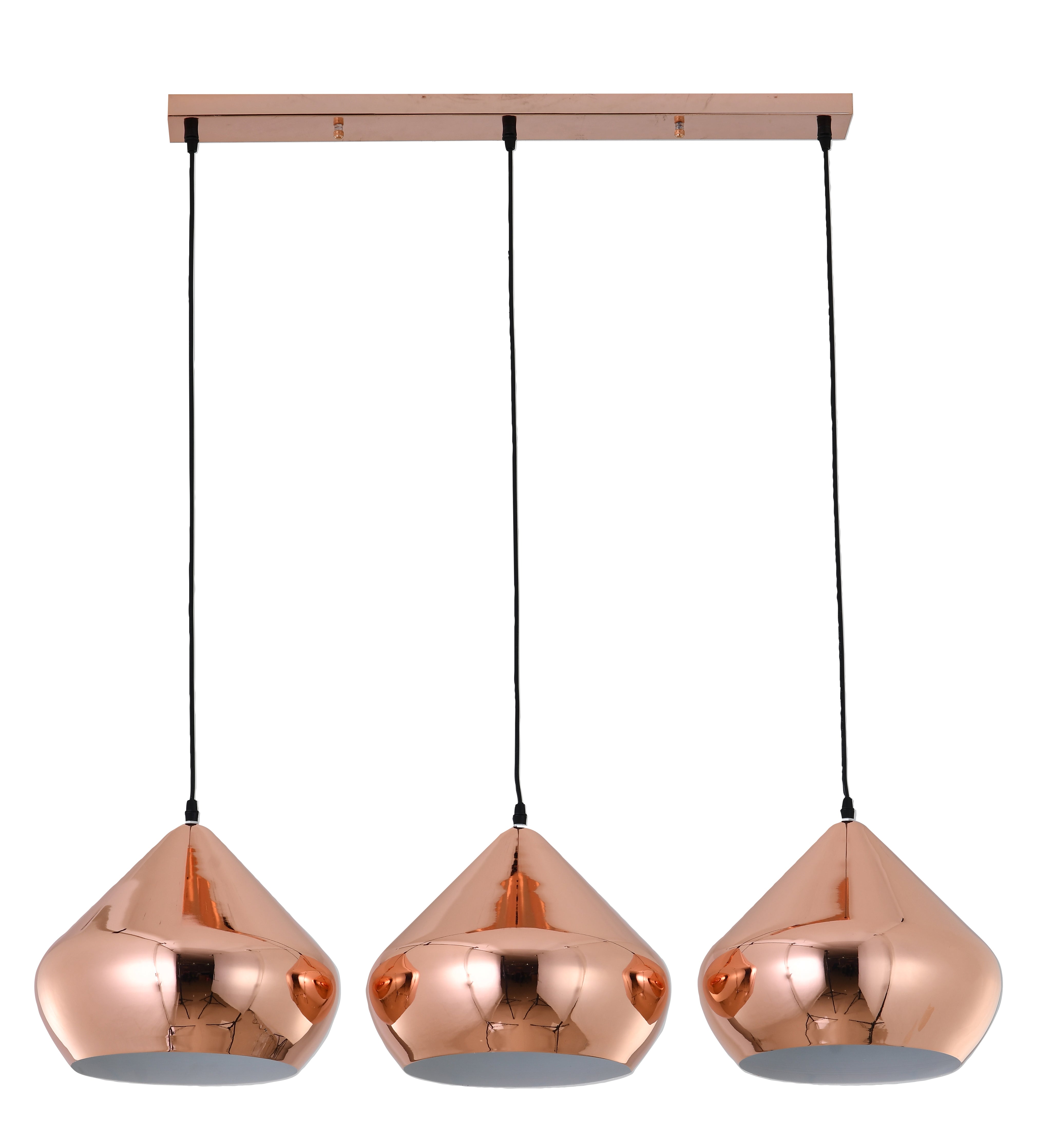 "LEGRO" 3-LIGHT ROSE GOLD PENDANT – Neoluxe Lighting